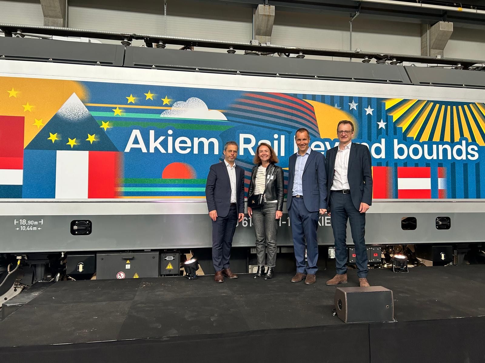 Inauguration de l’atelier Akiem sur la plateforme multimodale Delta 3 ...